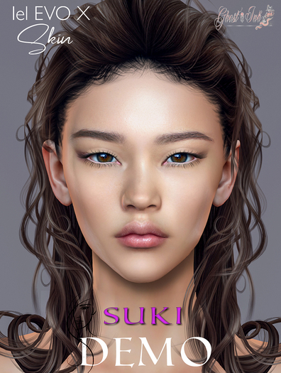 Second Life Marketplace - DEMO - GHOST INK SUKI SKIN EVOX